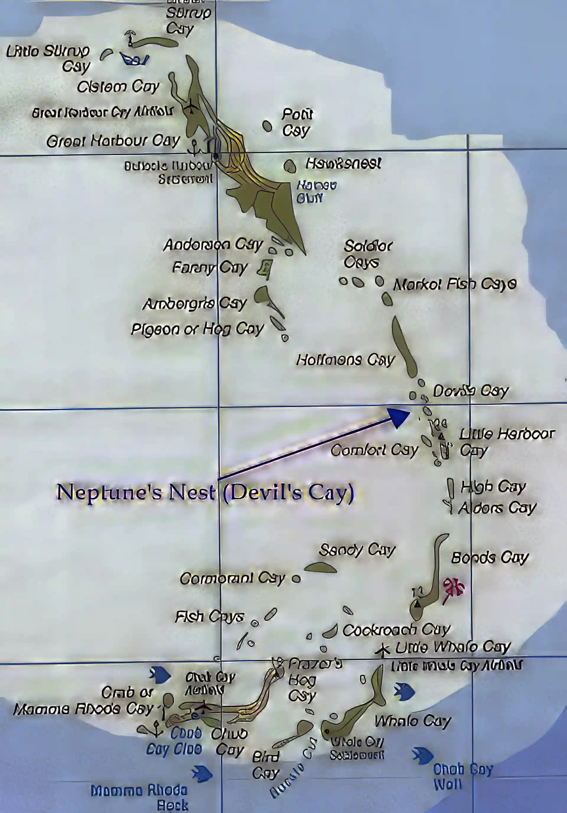 Private Island for Sale in Neptune's Nest / Devil's Cay, the Berry ...