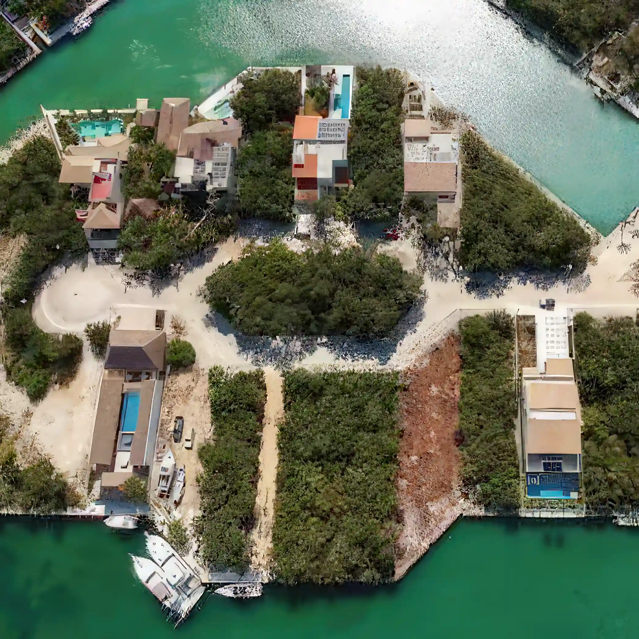 Boat Dock/Residential Lot for Sale in 0006 Caleta Xcaret, Puerto ...