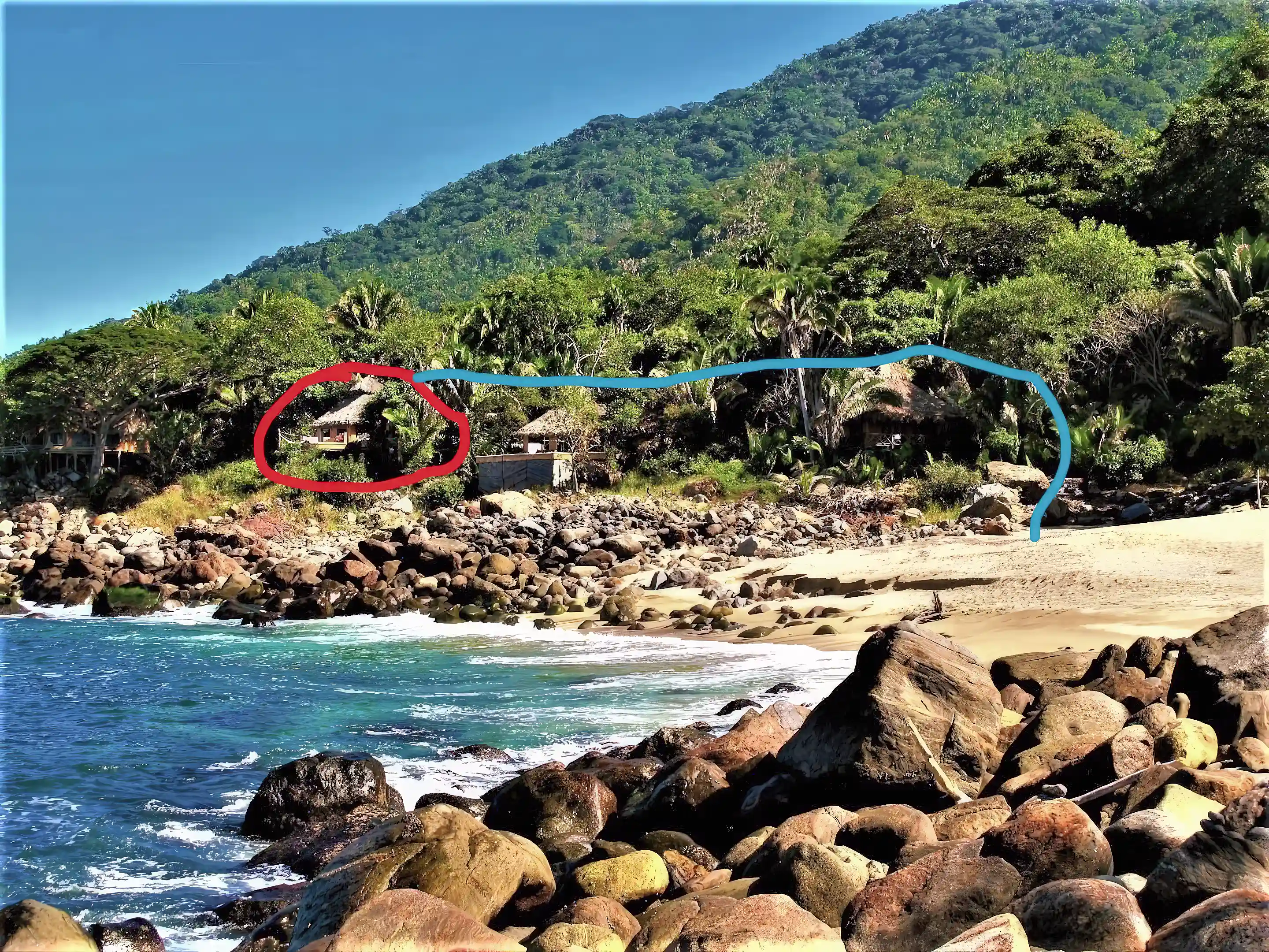 Breathtaking Beachfront Palapa for Sale in Puerto Vallarta, Jalisco, Mexico