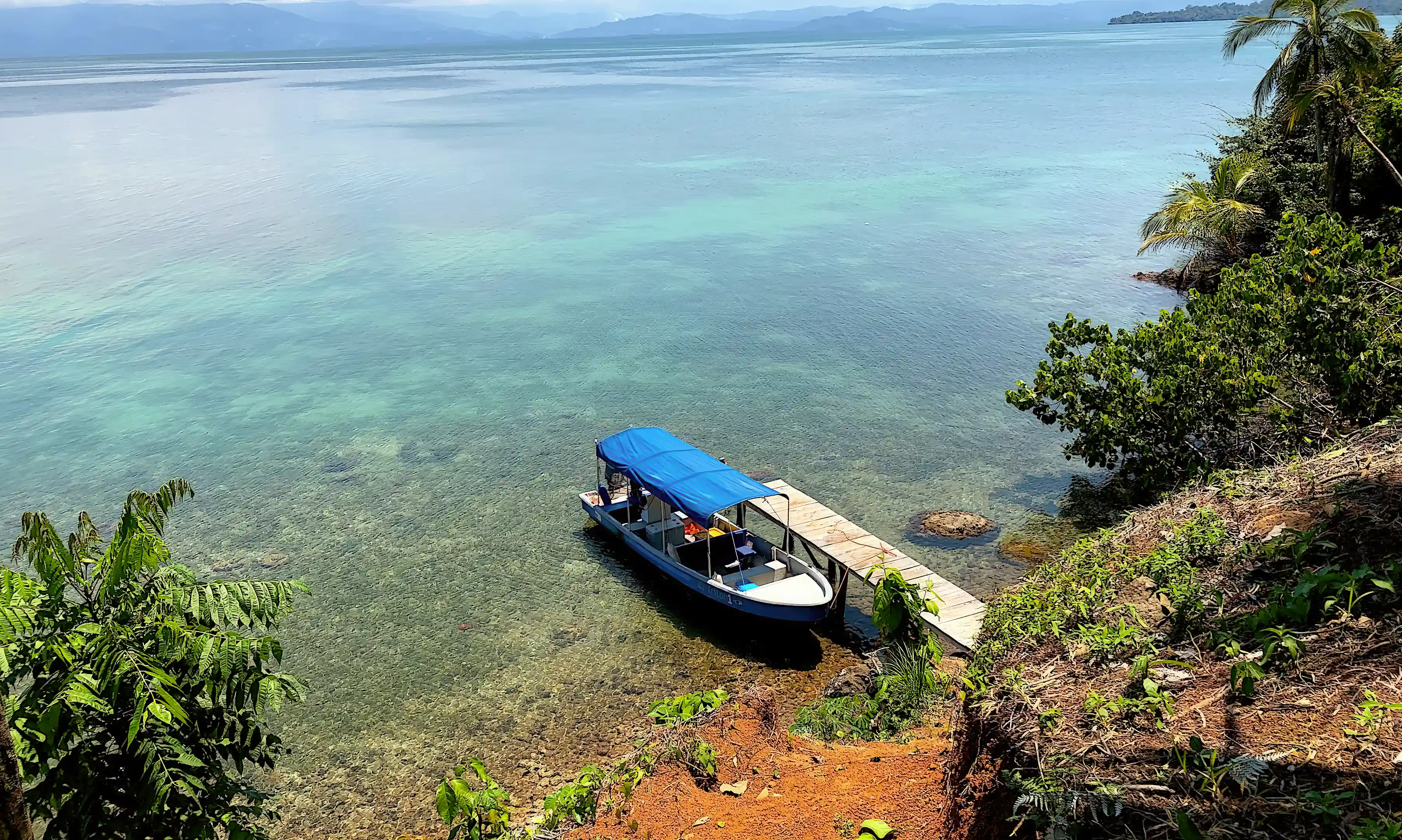 Caribbean Waterfront Land for Sale in Punta Laurel, Popa Island, Bocas ...