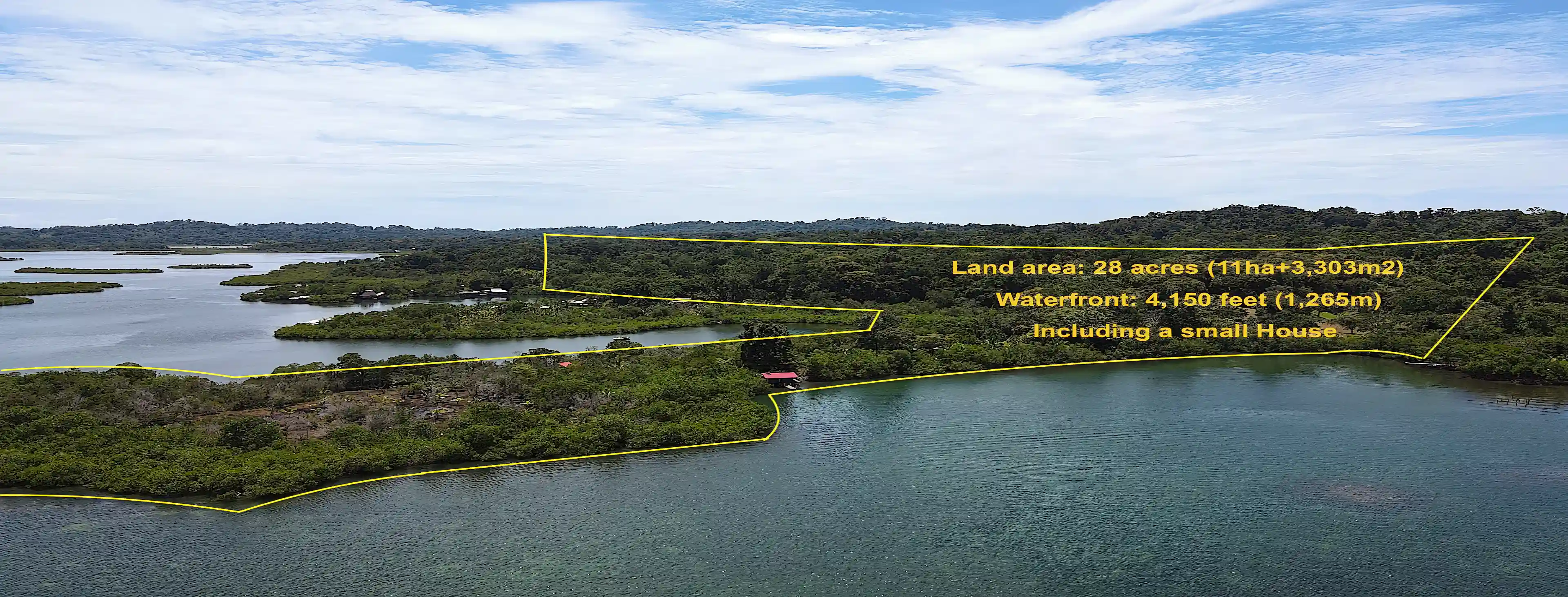 Huge Oceanfront Land for Sale in Loma Partida Main Land, Bocas Del Toro ...