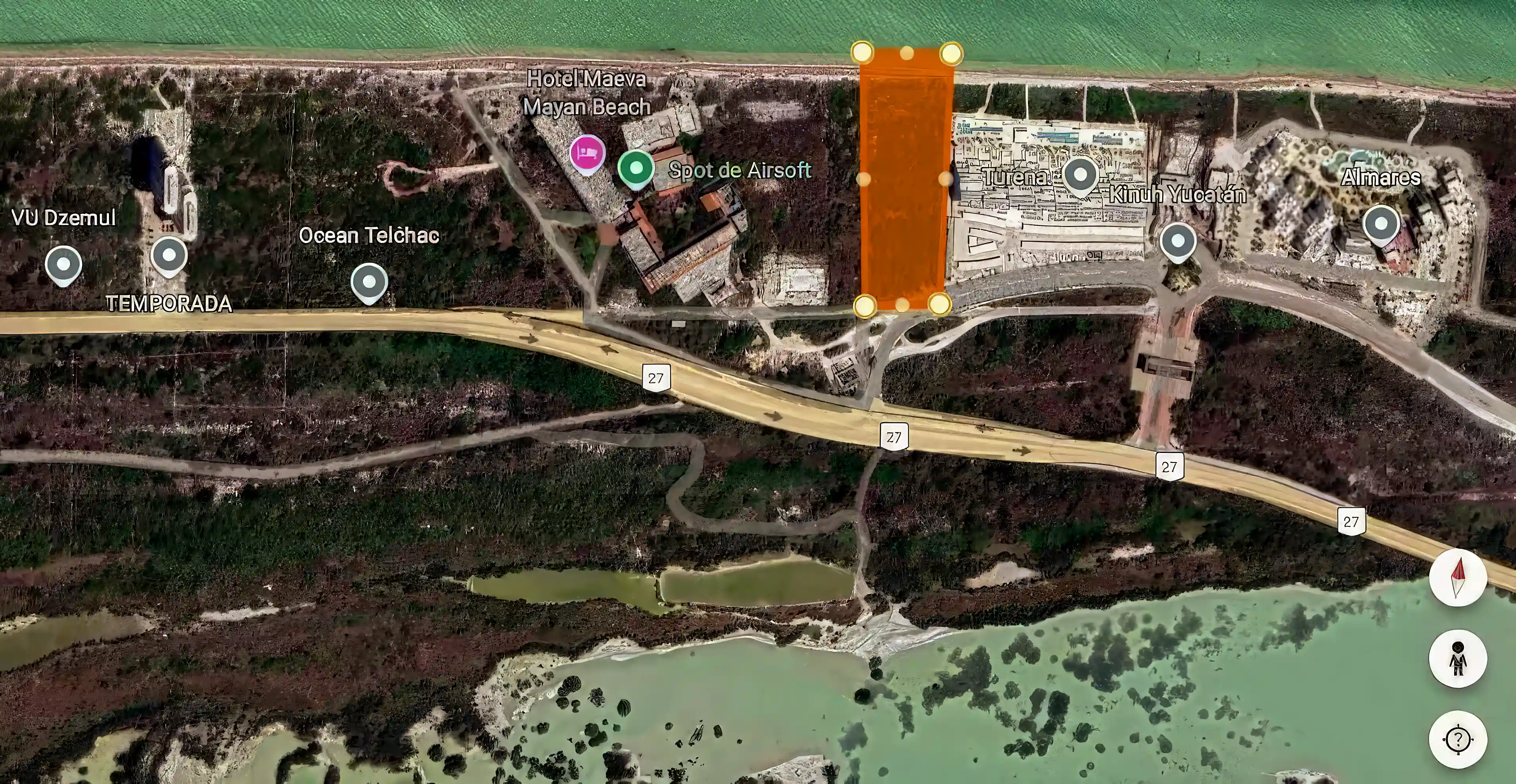 Beachfront Lot for Sale in Telchac Puerto, Yucatan, Mexico