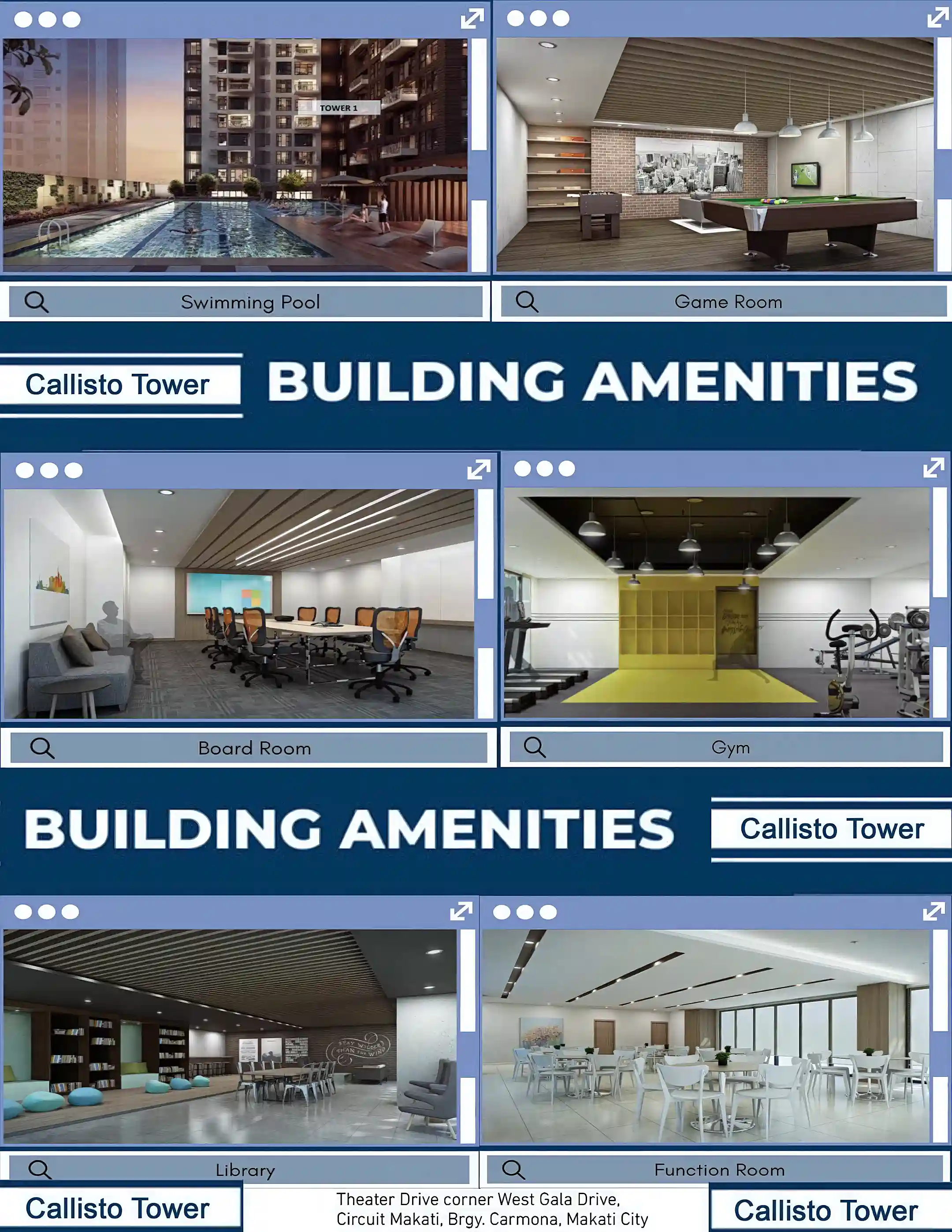 Condo for Sale in Callisto Tower, Theater Drive, Circuit Makati, Makati ...